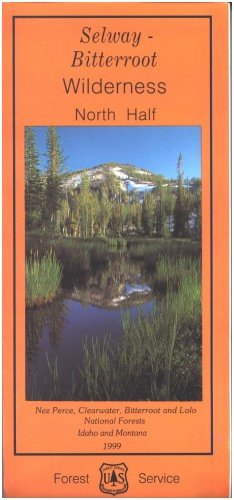 Map: Selway-Bitterrot Wilderness North Half: Forest Service: Amazon.com ...