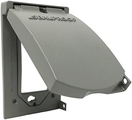 Hubbell Bell MX1050S Single-Gang Weatherproof Heavy Duty Universal Flip ...