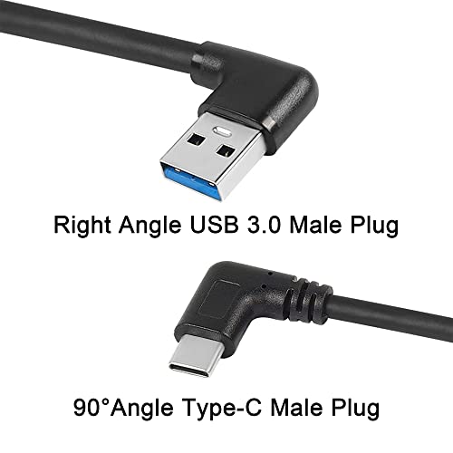 GELRHONR Right Angle USB Type C Cable, 90 Degree 18W Fast Charging USB ...