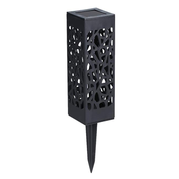 JHRK Solar Powered Mashal Lamp Pack of 2 for Garden, Terrace & Balcony ...