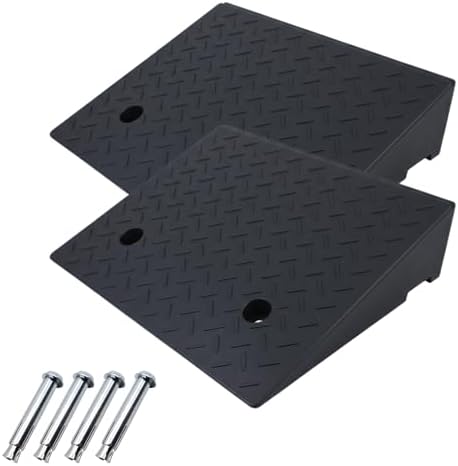 Amazon.com: 2 Pack 5'' Rise Threshold Ramps, Heavy Duty,11000 LBS ...
