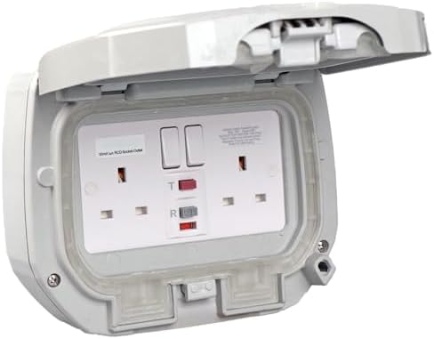 BG Electrical Outdoor Single Switched Power Wall Plug Socket ...