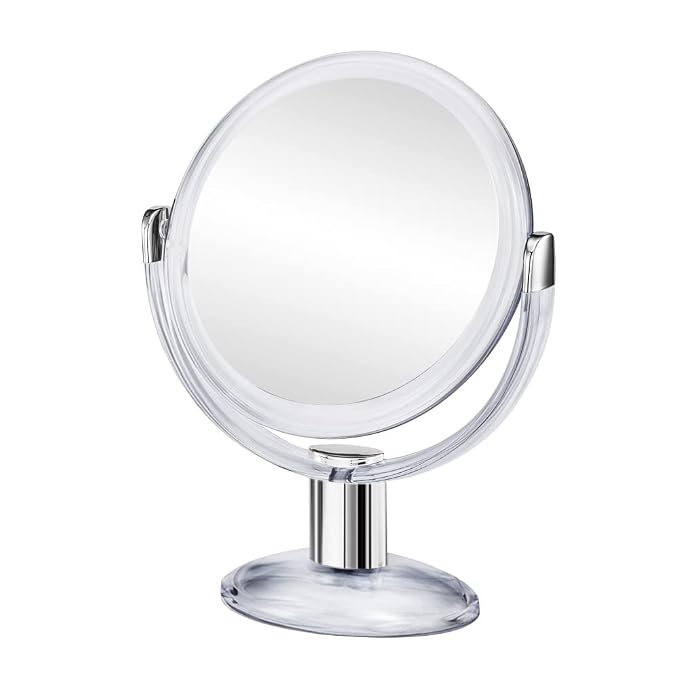 Amazon.com : Gotofine Double Sided Magnifying Makeup Mirror, 1X & 10X ...