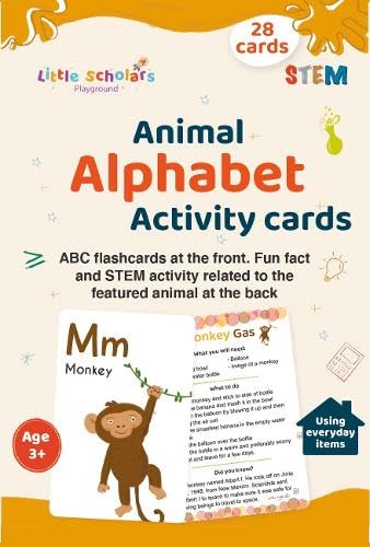 Animal Alphabet Activity Cards: 2 (STEM Activity Cards) : Little ...