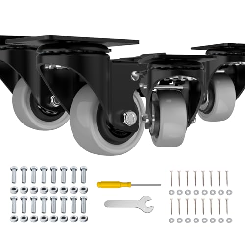 5 Best 2 Inch Caster Wheels | 800lb Load of Silent Swivel Power
