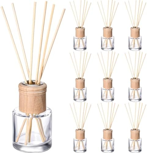 Amazon.com: Roshtia 10 Set Reed Diffuser Bottle Empty Refillable ...