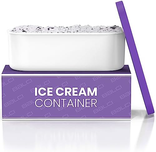 Amazon.com: Set of 2 Reusable Ice Cream Tub Containers 1.6 Quart Ea ...