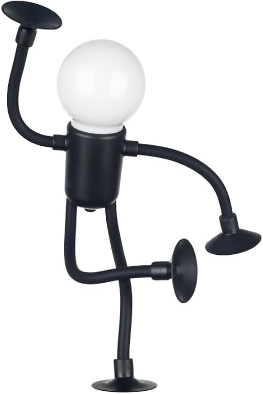 Suction Cup Light,Posable Night Lights,Flexible Figure Light,Creative ...