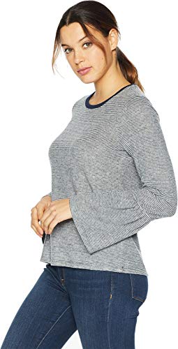 Lucky Brand | Stripe Hacci トップ | Blue | コレクションファッションデザイン