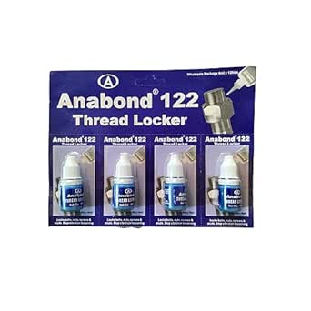 Anabond 122 Red Anaerobic Adhesives Thread Locker 16ml : Amazon.in ...