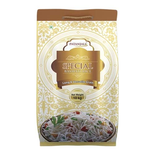 Patanjali Special Basmati Rice, 10kg : Amazon.in: Grocery & Gourmet Foods