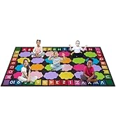Amazon.com: Booooom Jackson Classroom Rug Colorful Seating Classroom ...