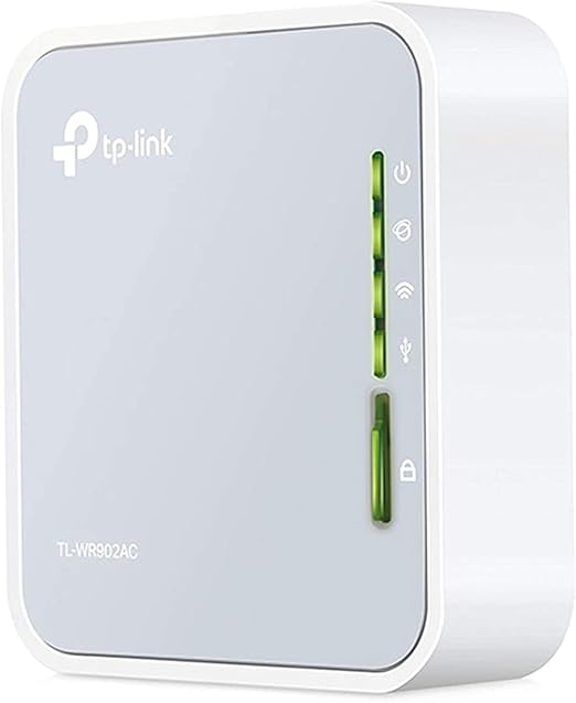 TP-Link AC750 Mbps Wireless Portable Mini Travel Router (TL-WR902AC ...
