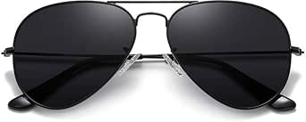 Gifferman Round Metal Frame Stylish Retro Shade Goggles Polarized And ...