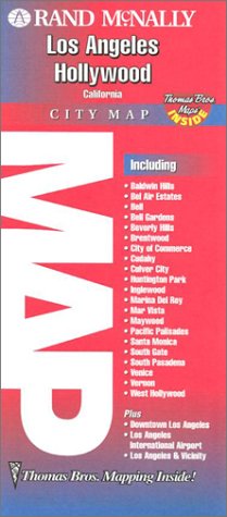 Rand McNally Los Angeles Hollywood California: City Map (Rand McNally ...