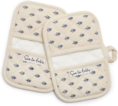 Amazon.com: Sur La Table Tulip Mini Mitts, Set of 2: Home & Kitchen