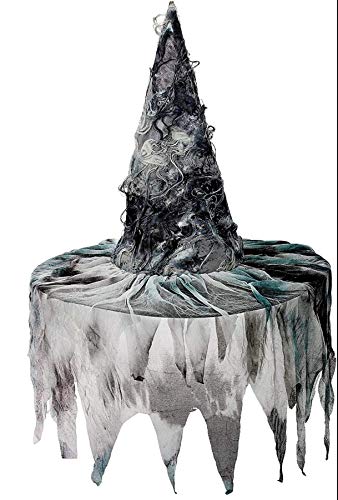 Widmann 09563 – Scary Witch Hat, Halloween, Carnival, Theme Party ...
