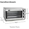 Amazon.com: Hamilton Beach Countertop Toaster Oven & Pizza Maker Large ...