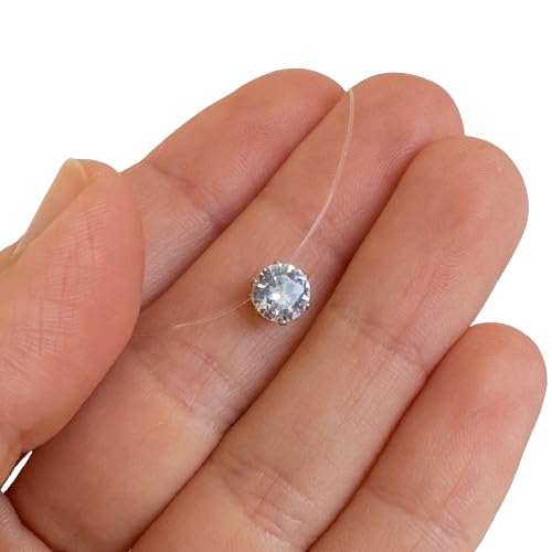 Amazon.com: Zircon Necklace - Invisible Necklace - Illusion Necklace ...