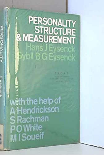 Personality Structure and Measurement : Eysenck, H. J. and Eysenck, S.B ...
