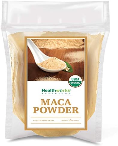 Amazon.com : Healthworks Superfoods Organic Maca Powder Raw - 16 Oz / 1 ...