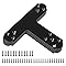 Amazon.com: Rasugarlary Black T Bracket, 2 pcs 13.5"x 2.9" T Shape ...