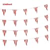 Amazon.com: 100 Feet Red & White Striped Pennant Banner Flags String 60 ...