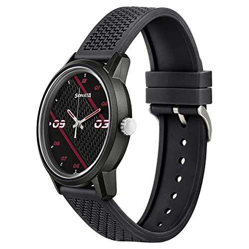Sonata Volt 3.0Men Watch - NP77085PP10W : Amazon.in: Fashion