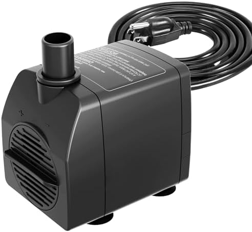 Amazon.com : Knifel Submersible Pump 200GPH Ultra Quiet with Dry ...