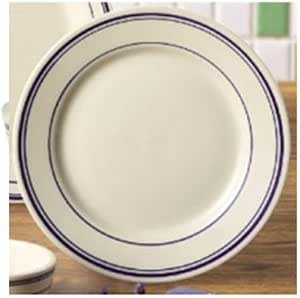 Amazon.com | Blue Line 12 Inch White Plates 12 Ct: Plates