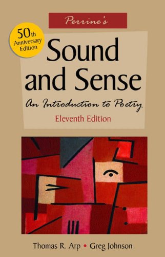 Amazon.com: Perrine's Sound and Sense: An Introduction to Poetry ...