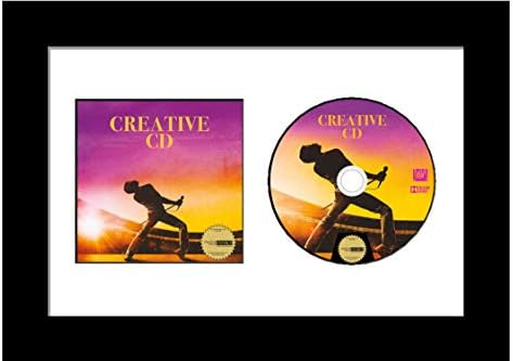 Amazon.com - Cd Frame Featuring Black Matting and Black Moulding