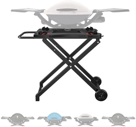Amazon.com : Stanbroil Portable Grill Cart for Weber Q Series Gas ...