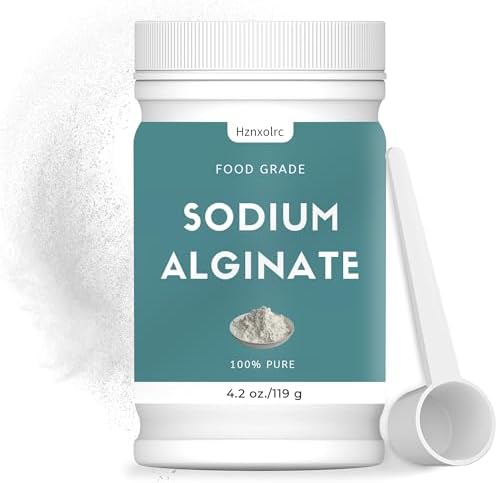 Amazon.com: 4.2 oz Sodium Alginate Powder Food Grade, Pure Sodium ...