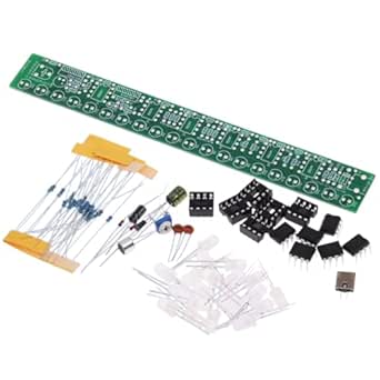 USB Audio Spectrum Lamp Kit LED Car Volume Level Indicator Music ...