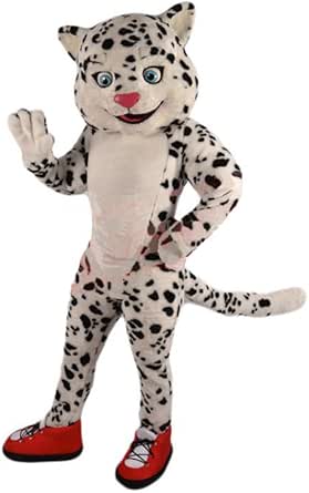 Amazon.com: BTOCHK Happy Snow Leopard Mascot Costume : Sports & Outdoors