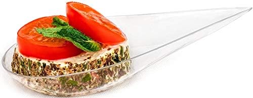 Amazon.com: ImpiriLux 4 inch Plastic Teardrop Appetizer Tasting Spoons ...