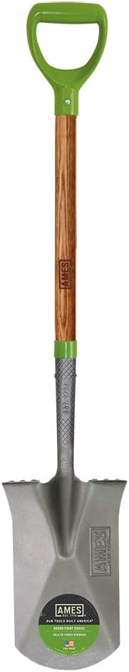 Amazon.com: AMES 2593800 Tempered Steel Garden Spade with Hardwood ...