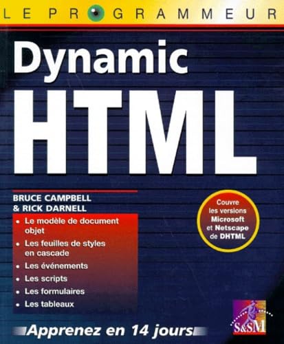 Amazon.com: Dynamic HTML (Le programmeur): 9782744003707: Bruce ...