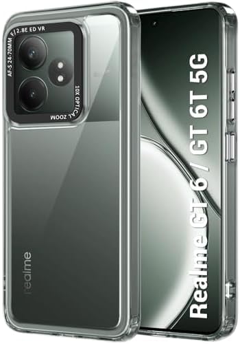 TheGiftKart Hybrid Shockproof Back Cover Case for Realme GT 6 / GT 6T ...