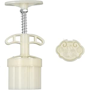 Amazon.com: Pokinge Mooncake Press Mould Chinese Rabbit Ruyi Lock Hand ...