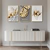 Amazon.com: Framed Modern Luxury Large Gold Wall Art for Living Room ...