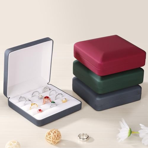 Amazon.com: sadkew Small Ring Organizer Box, Portable Rings Jewelry ...
