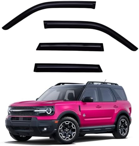 Amazon.com: YLSCOO Window Visors Rain Guards Compatible with 2021-2025 ...