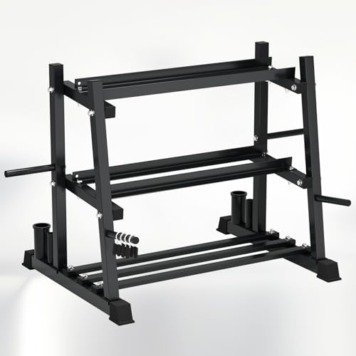 Yes4All 1100 Lbs Capacity Dumbbell Rack, Multifunction Steel Weight ...
