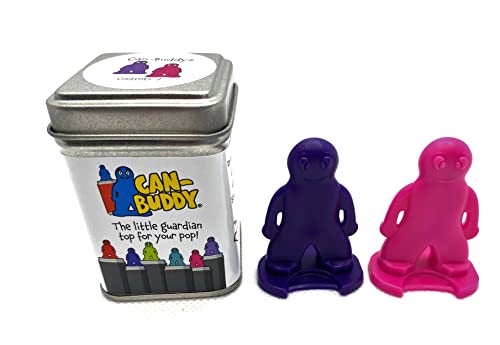 Can-buddy | Beverage Can Protector | 2 Buddies Purple & Pink | Guard ...