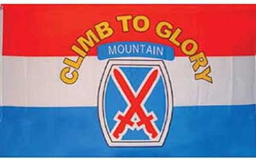 Amazon.com : RFCO 10TH Mountain Division Climb to Glory 3'x5' Polyester ...