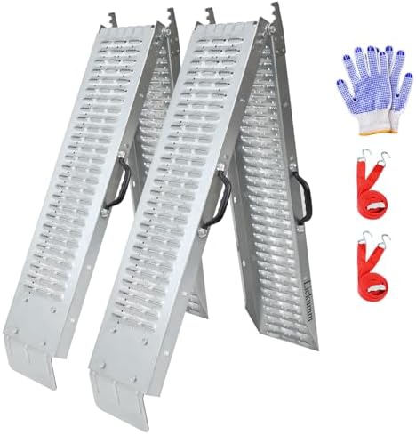 Amazon.com: LEMNISCATE Loading Ramps for Pickup Trucks, 2PCS, Portable ...