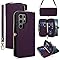 Amazon.com: Rssviss Wallet Case for Samsung Galaxy S24 5G Crossbody with Card Holder Wrist Strap ...