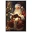 Amazon.com: Vintage Christmas Wall Art Home Decor Santa Claus Snowman ...